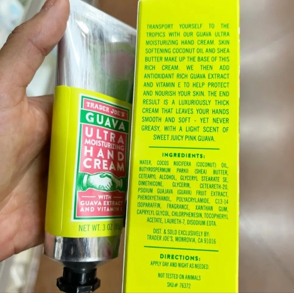 Trader Joe's | Skincare | Trader Joes Guava Hand Cream Limited Edition ...
